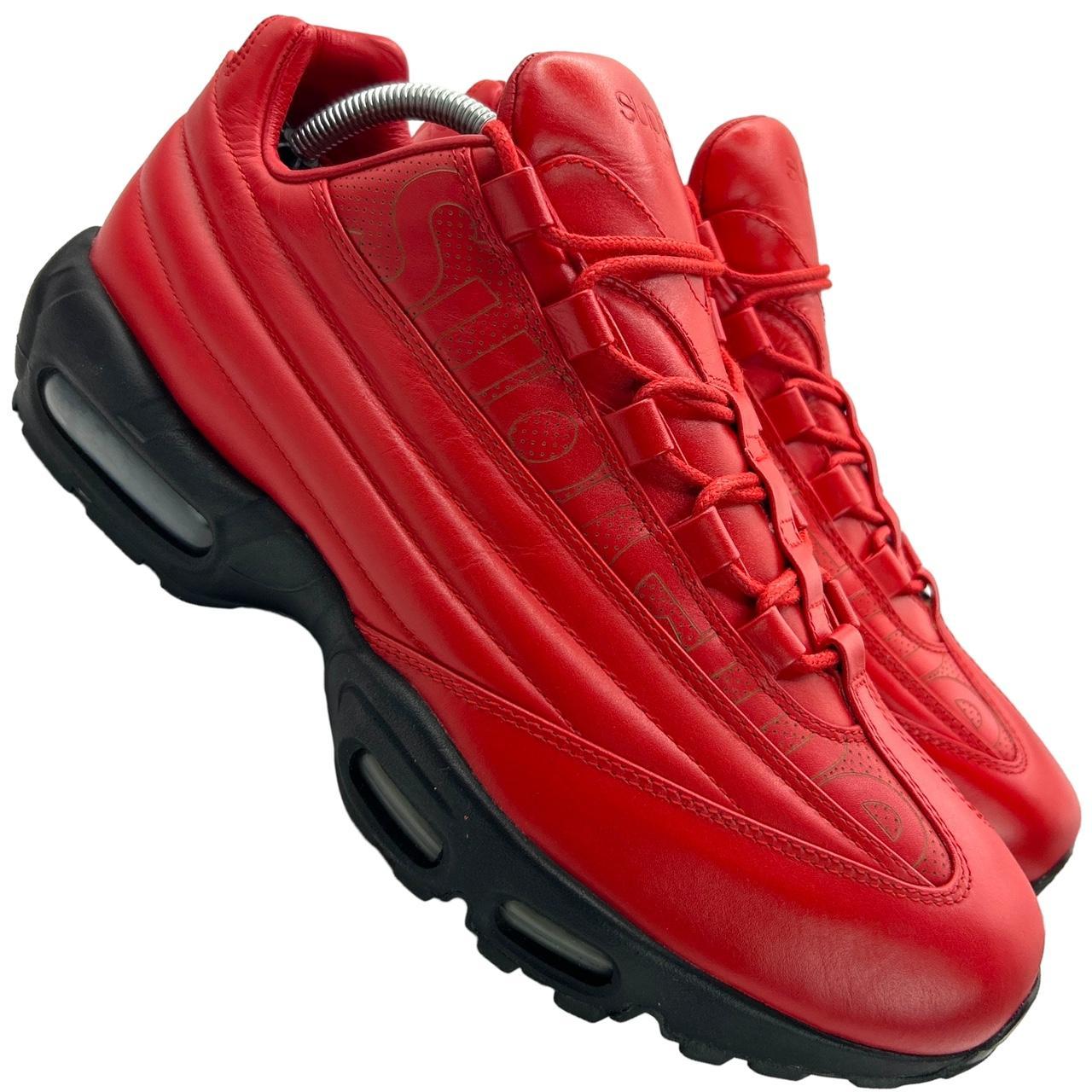 Supreme Nike Lux 95s Size UK 9 (US 10) Red... - Depop