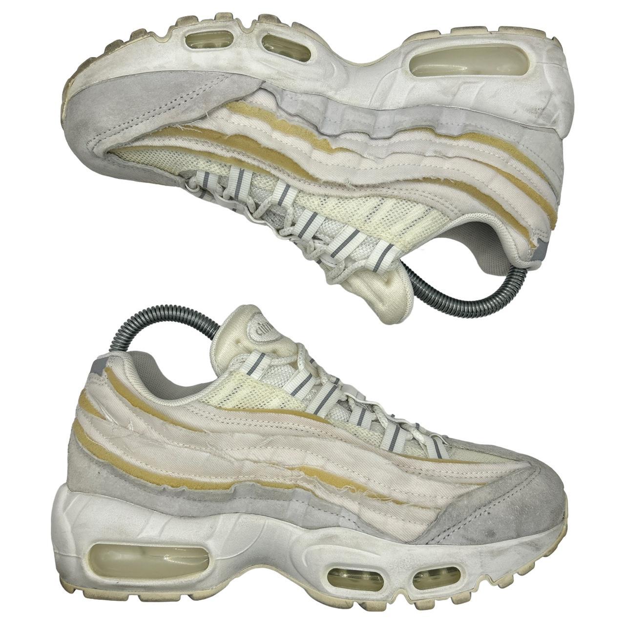 Nike CDG 95s Size UK 4.5 (US 5.5) White comme... | Depop