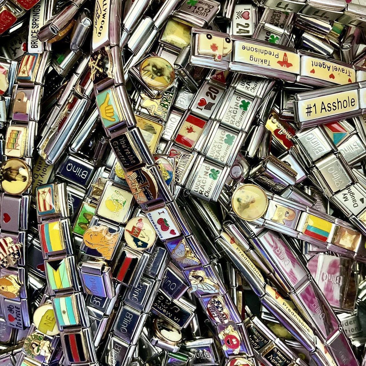 10 random italian charm bracelet charms end of the... | Depop