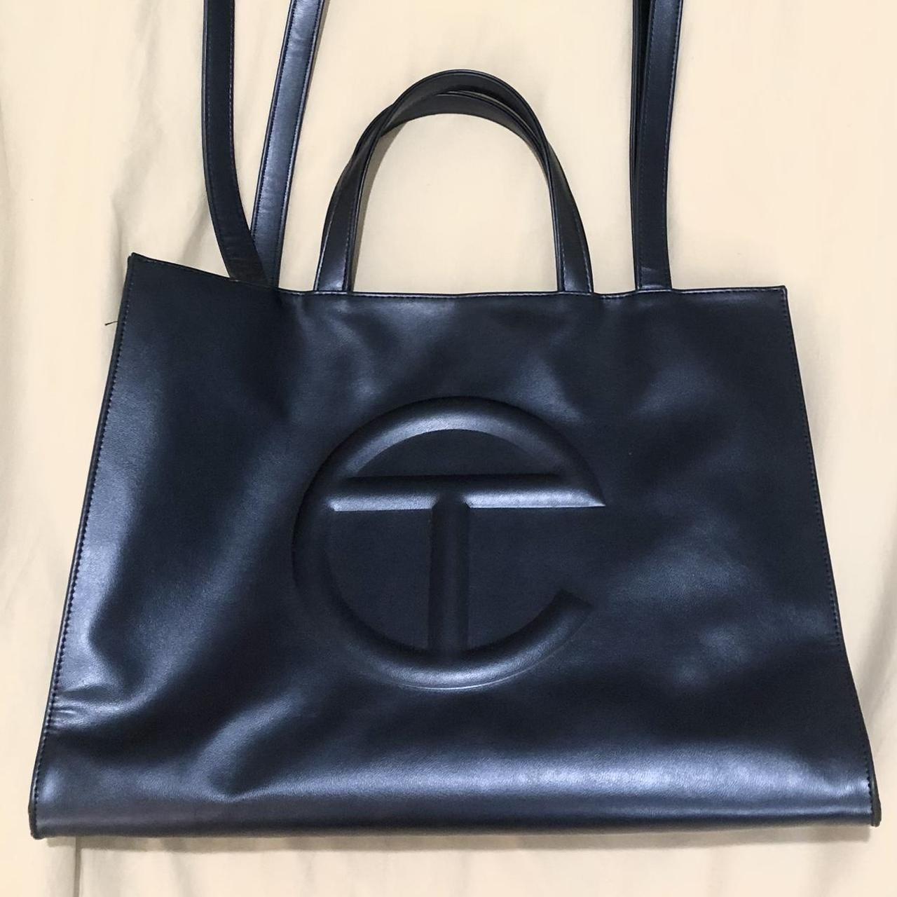 COBALT TELFAR MEDIUM ! Lightly worn! Great... - Depop