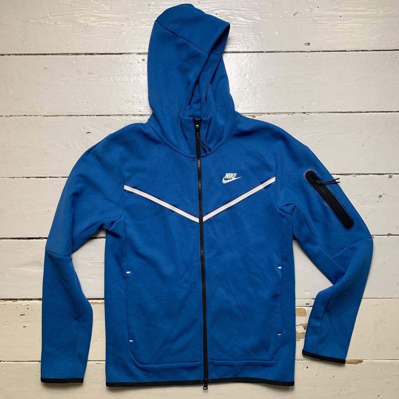 Nike Tech Fleece Marina Blue New Season Hoodie 🥶... - Depop