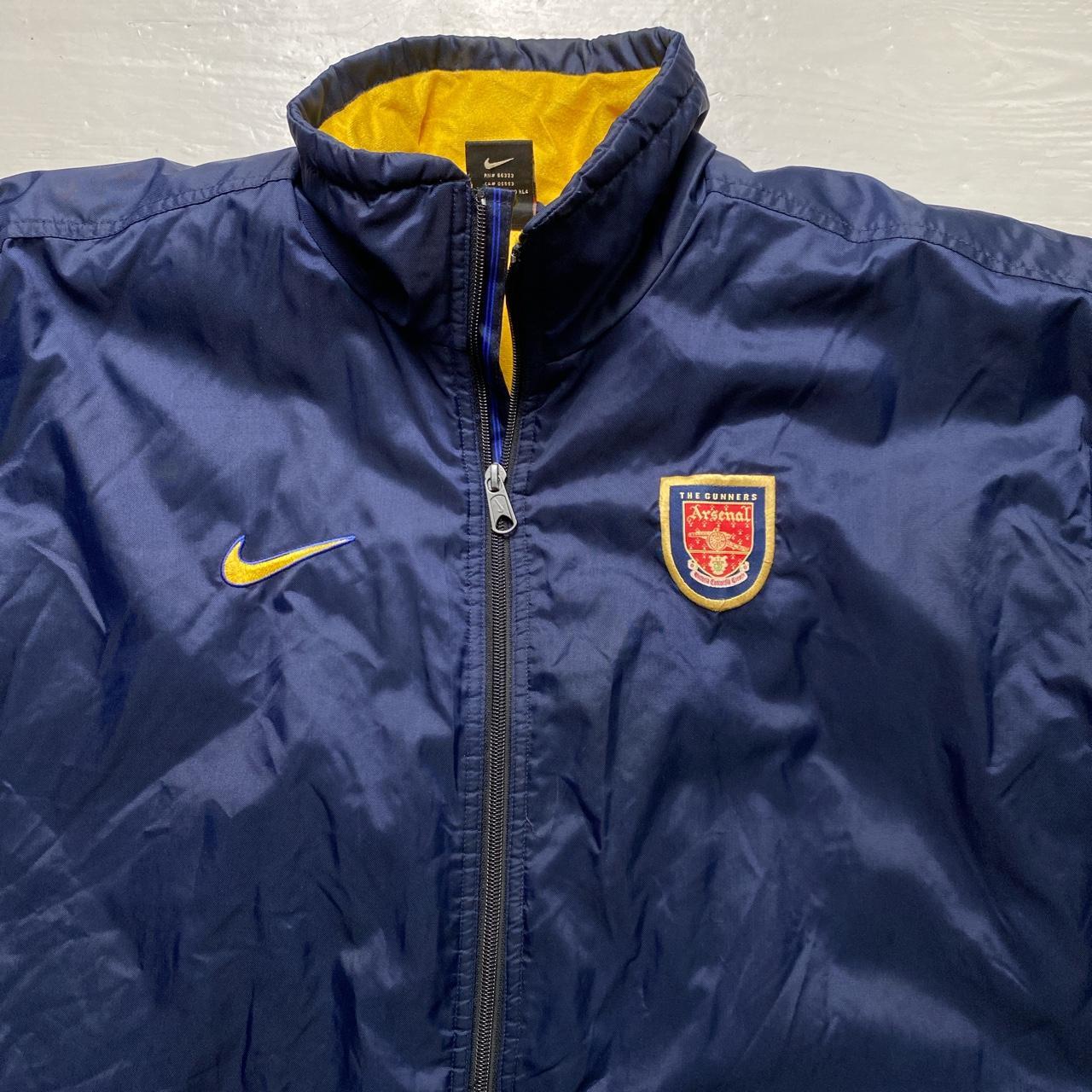 Arsenal Rare Nike Vintage 90’s Football Long Navy... - Depop