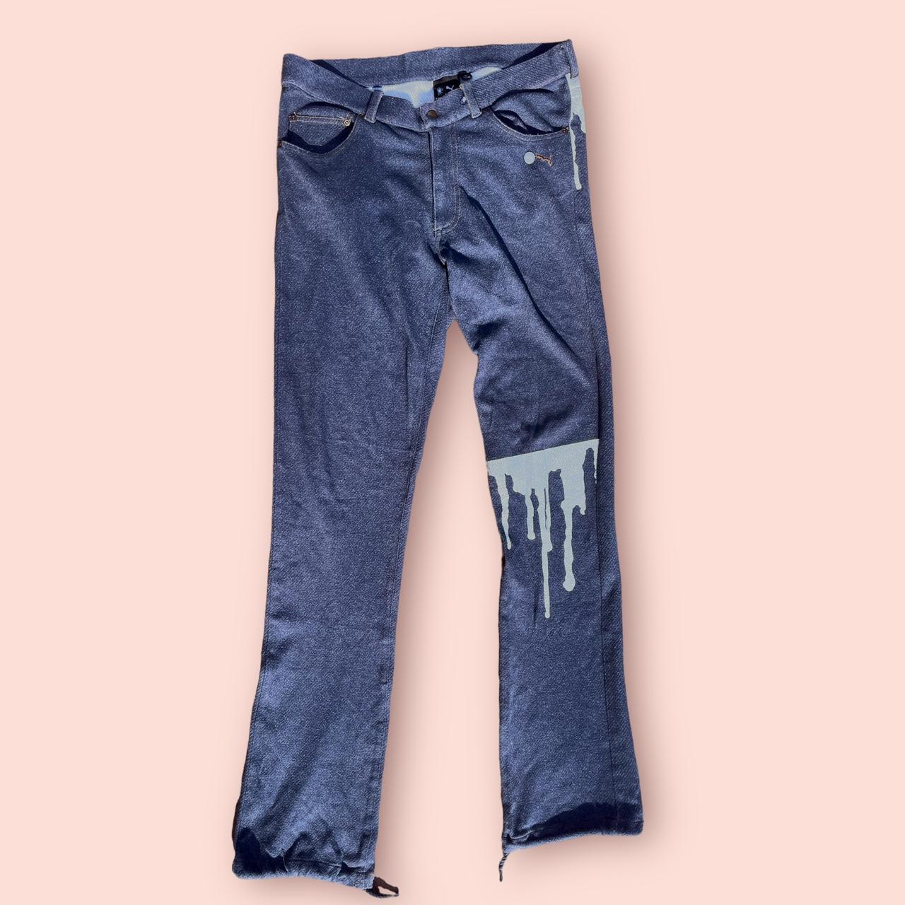Puma x Mihara Yasuhiro “Denim” Drip Sweatpants Size... - Depop