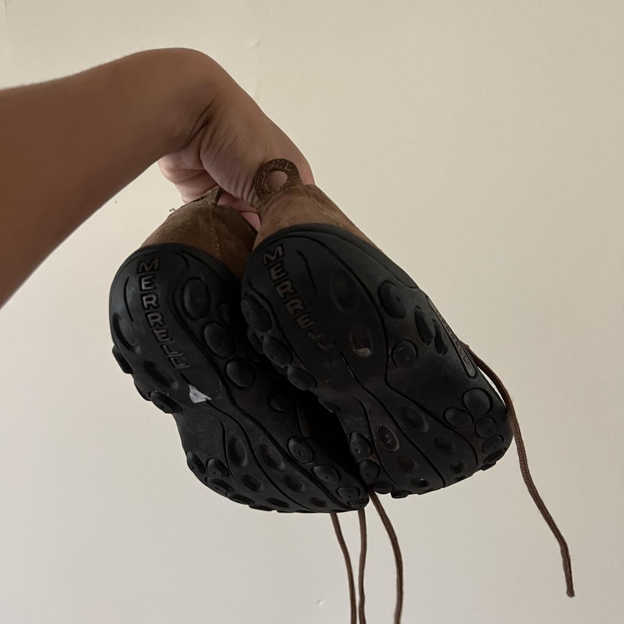 merrell jungle stitch root beer hiking boots. US... - Depop