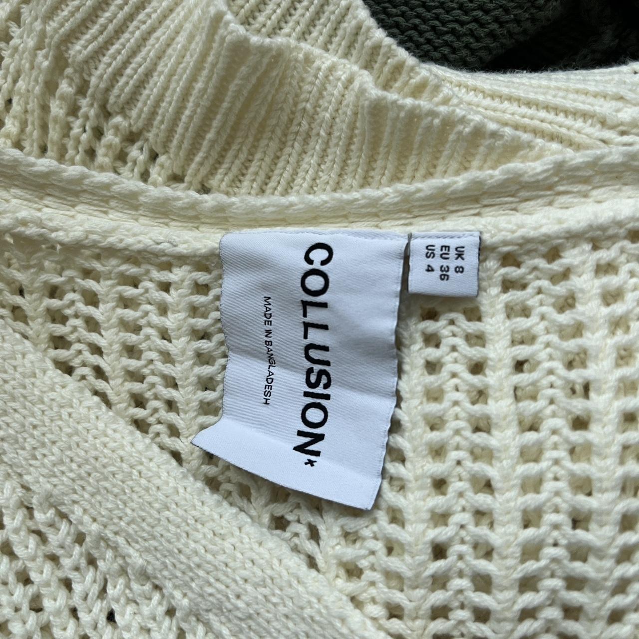 Cropped knit cardigan sweater for reference, I am... - Depop