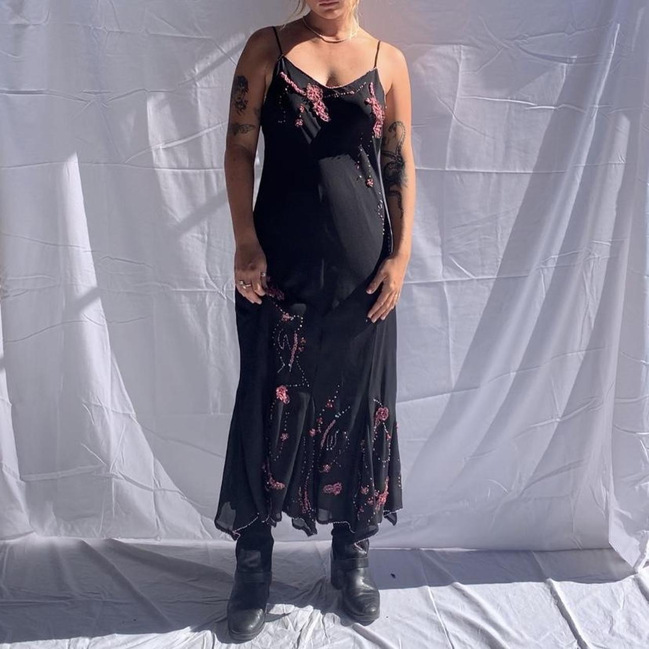 413 Y2K vintage black formal dress this one is... - Depop