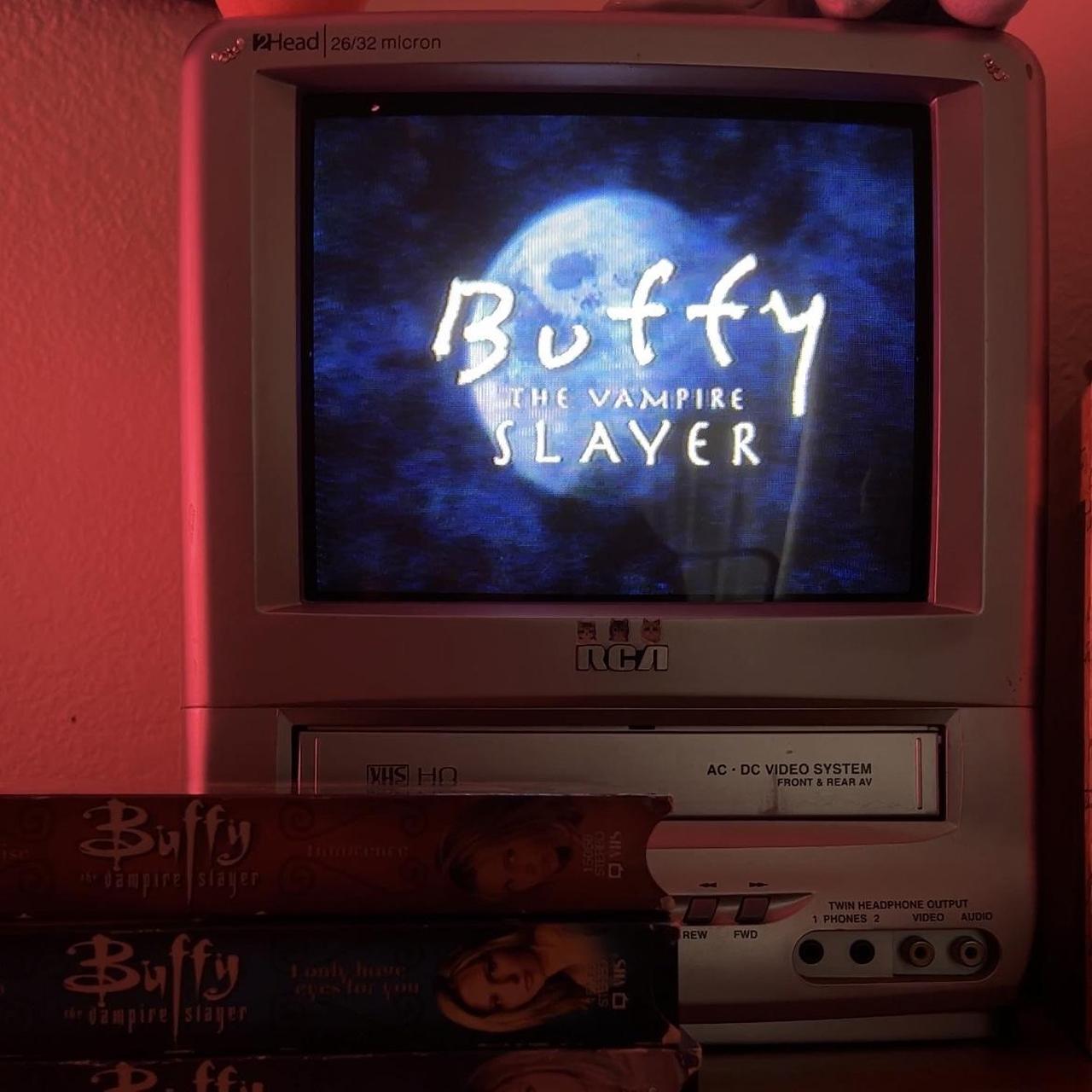 Buffy and Angel chronicles on VHS •Tapes work... - Depop