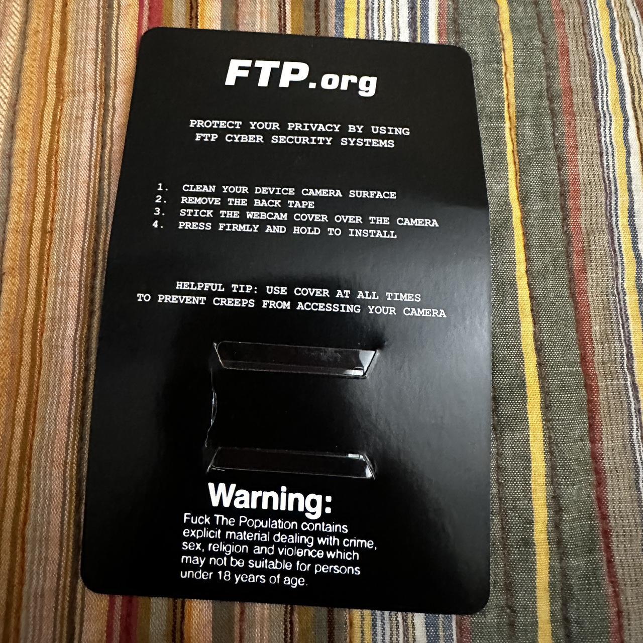 FTP camera cover - Depop