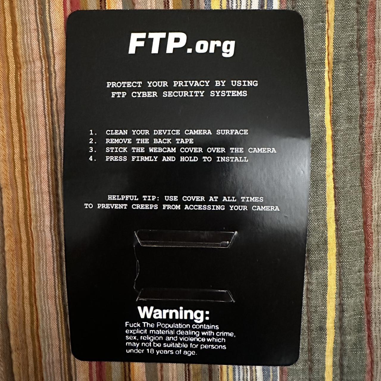 FTP camera cover - Depop