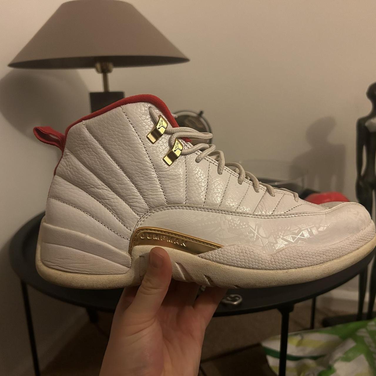 Nike Jordan 12 fiba, rare trainers. Used but still... - Depop