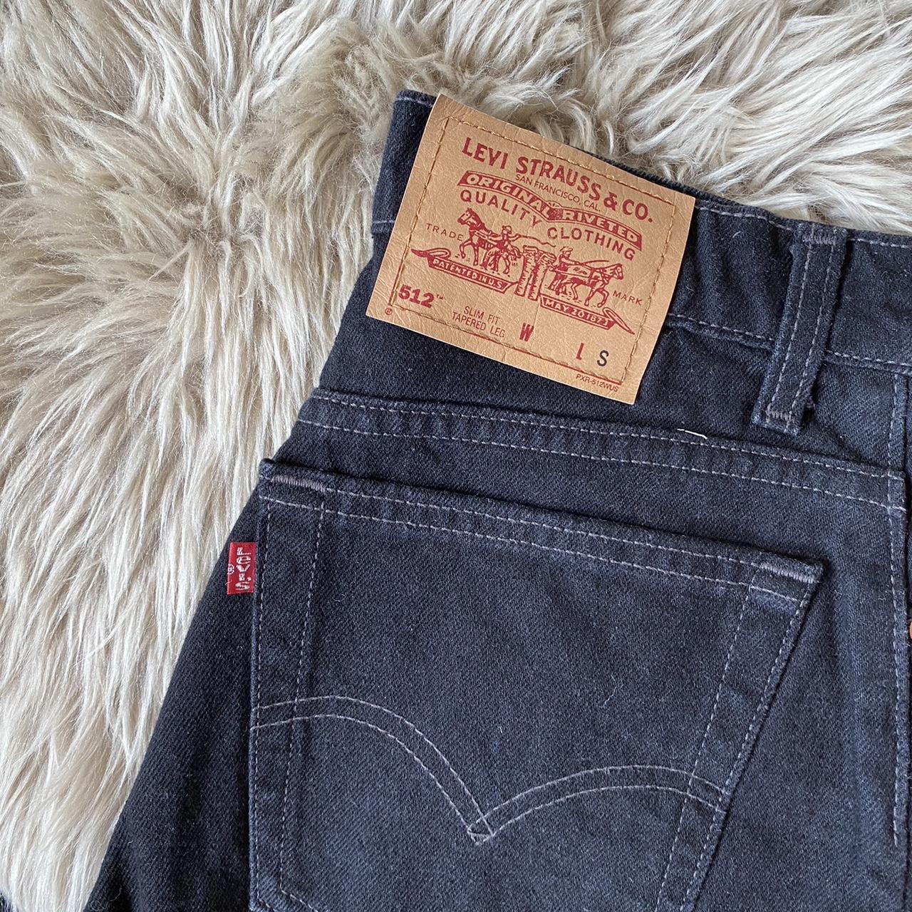 Vintage Levis 512 Black Jeans The best style of... - Depop