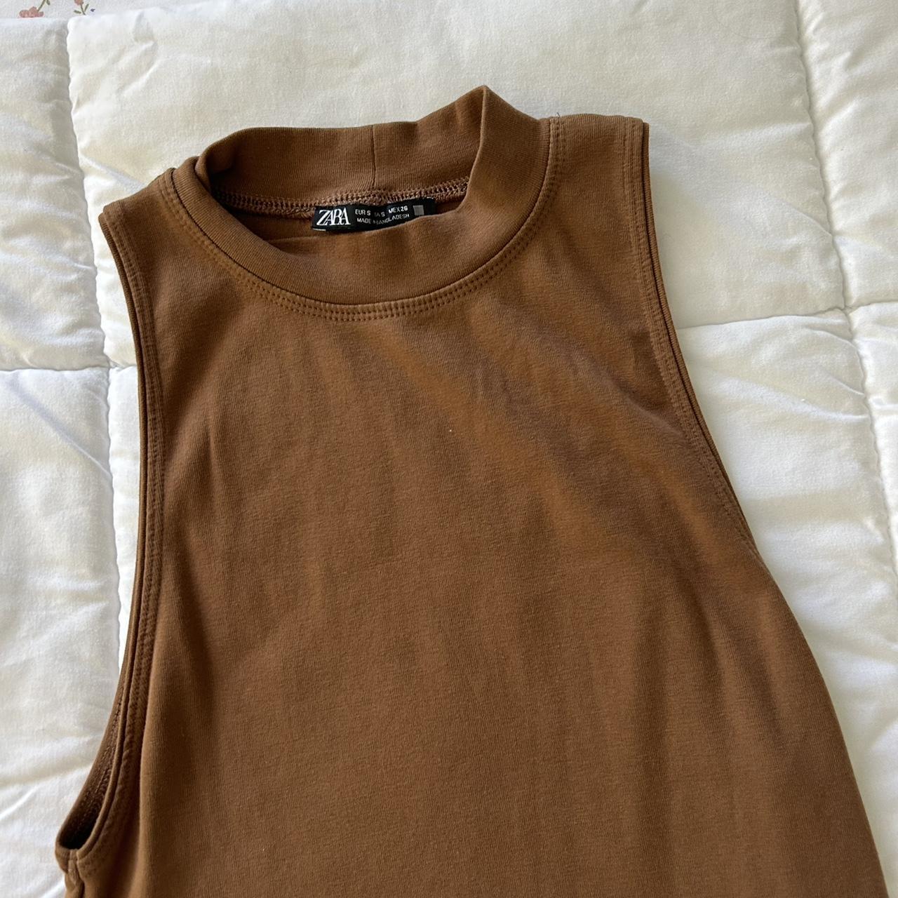 Zara high neck tank top. - Depop
