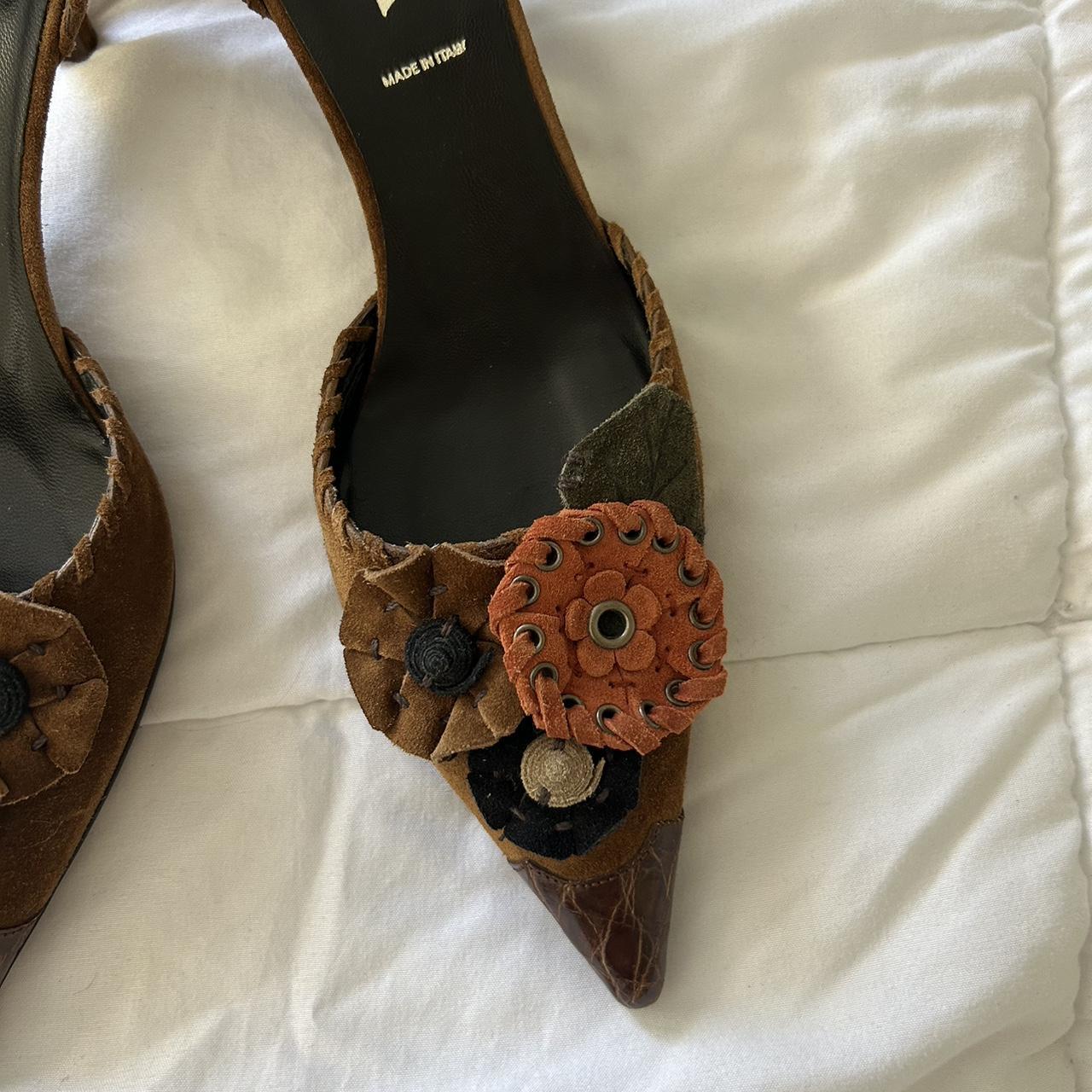 Rare Vintage Prada Heels. Size 7.5. - Depop