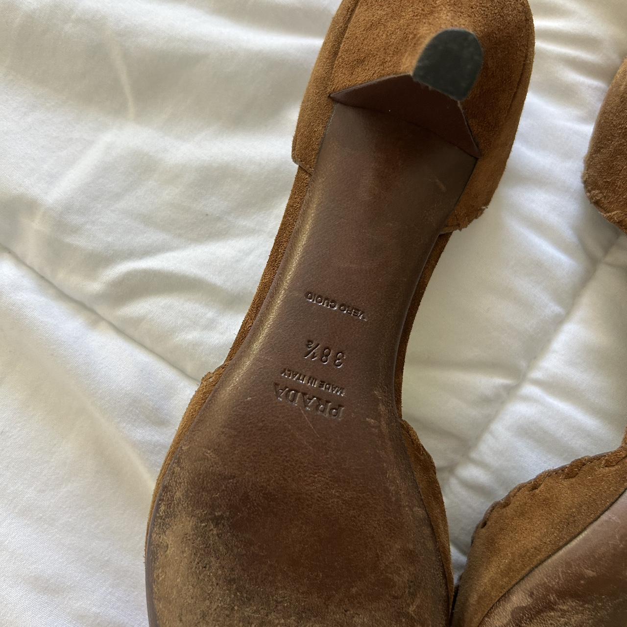 Rare Vintage Prada Heels. Size 7.5. - Depop