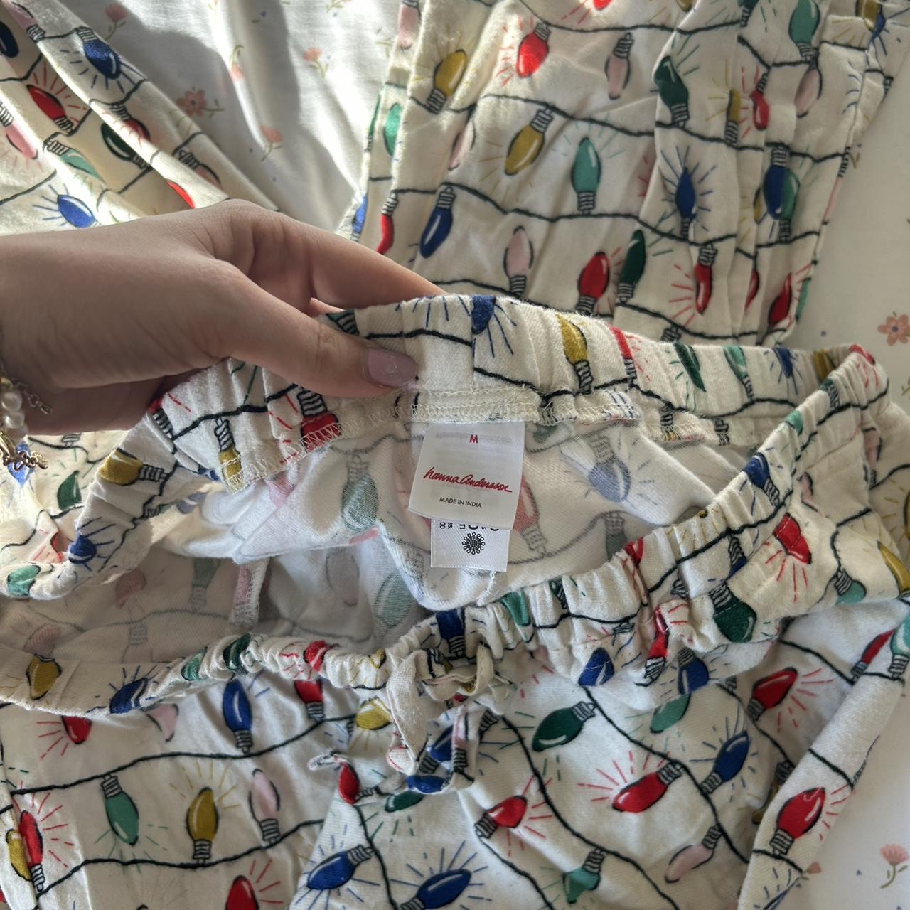 Hanna Andersson Christmas pajamas! Adult small top... - Depop