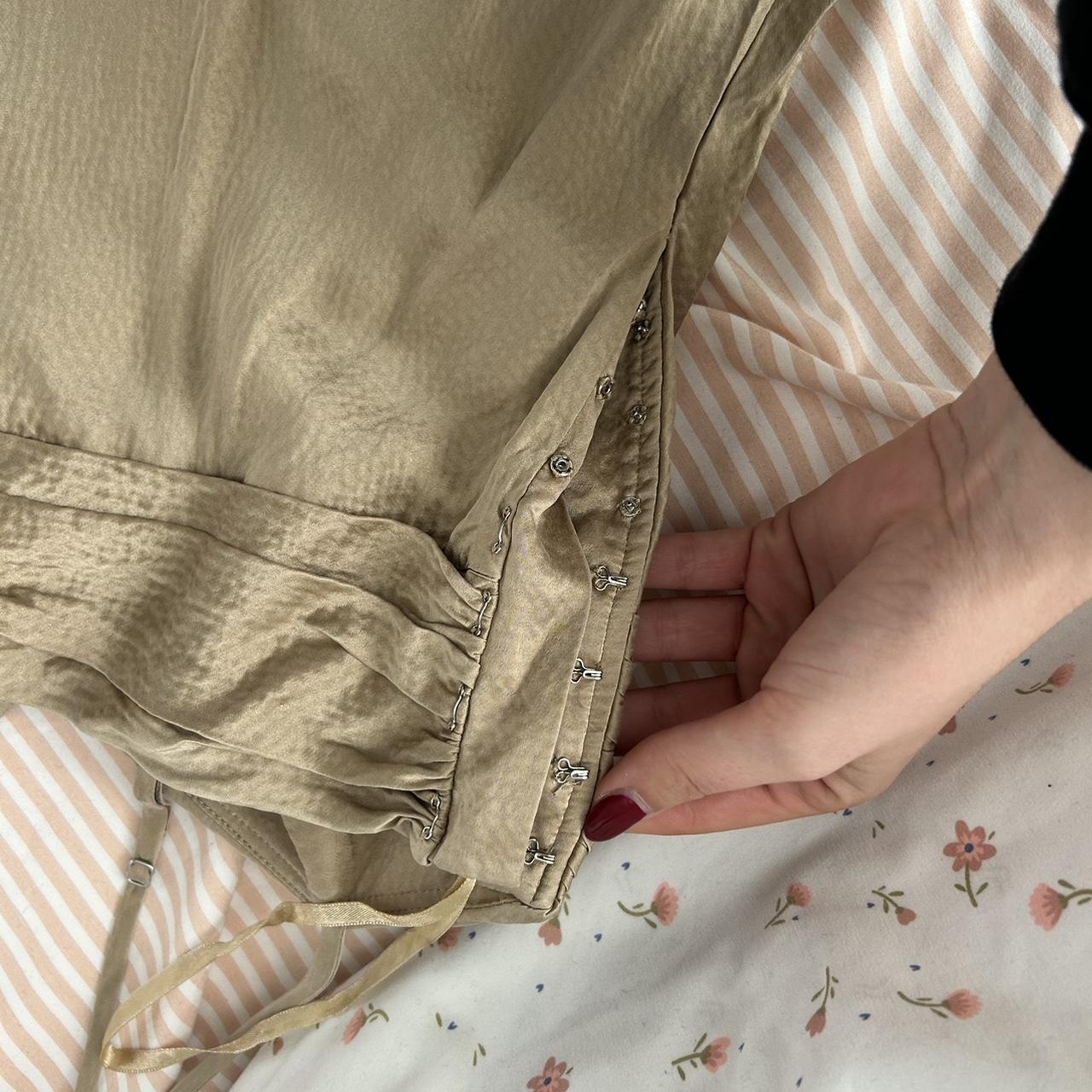 Bcbg gold even gown - Depop