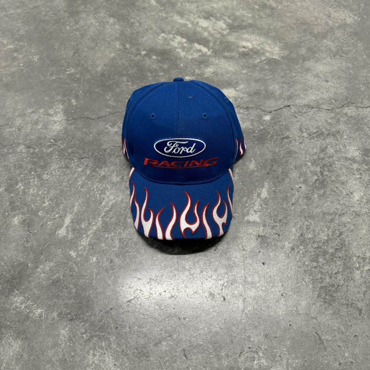 Vintage NASCAR Flame Hat One Size - Depop