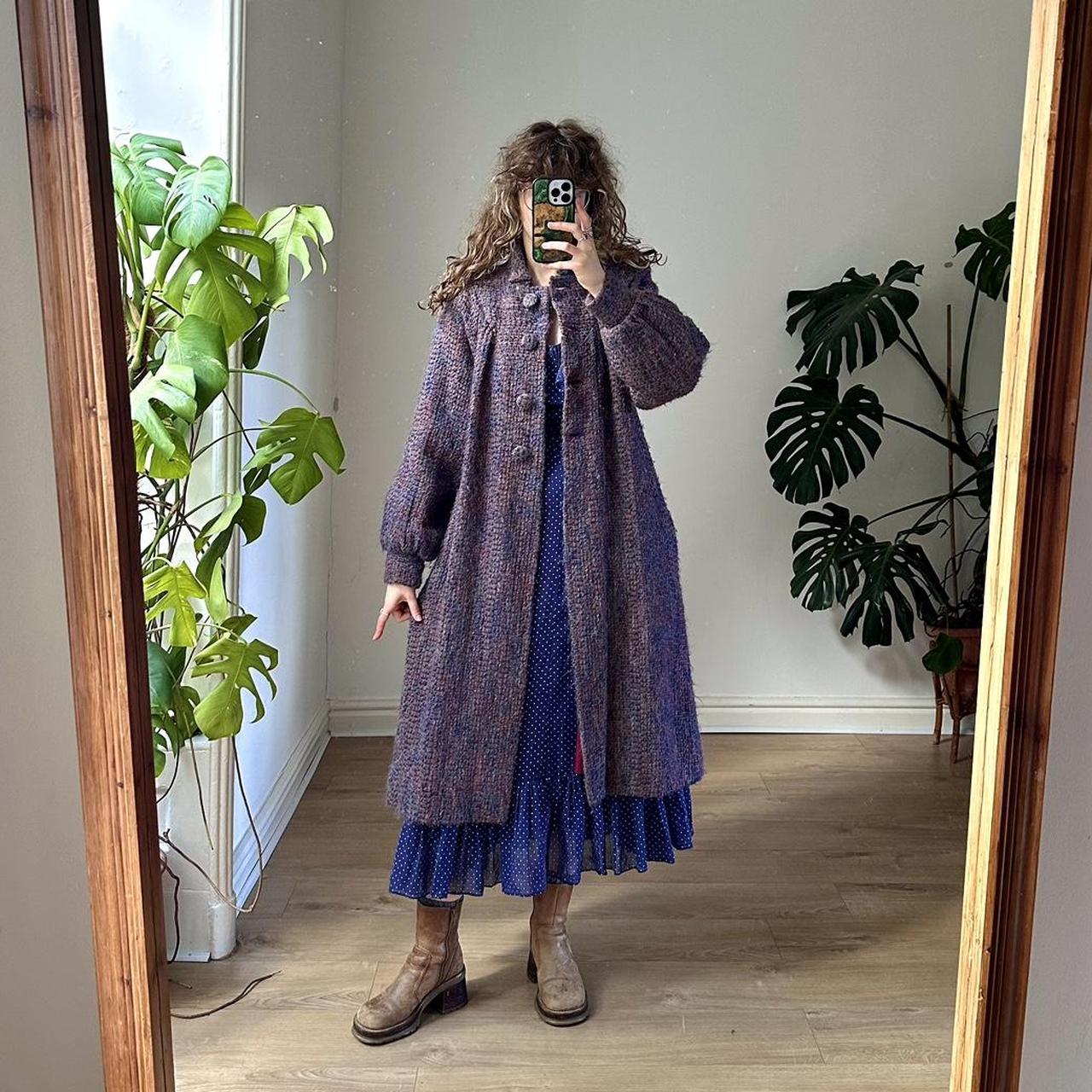 the most lovely unique coat 🧵 a sophisticated... - Depop