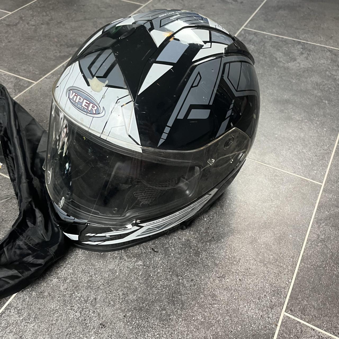 Viper RS-V8 Prime Motorcycle Protective Helmet -... - Depop