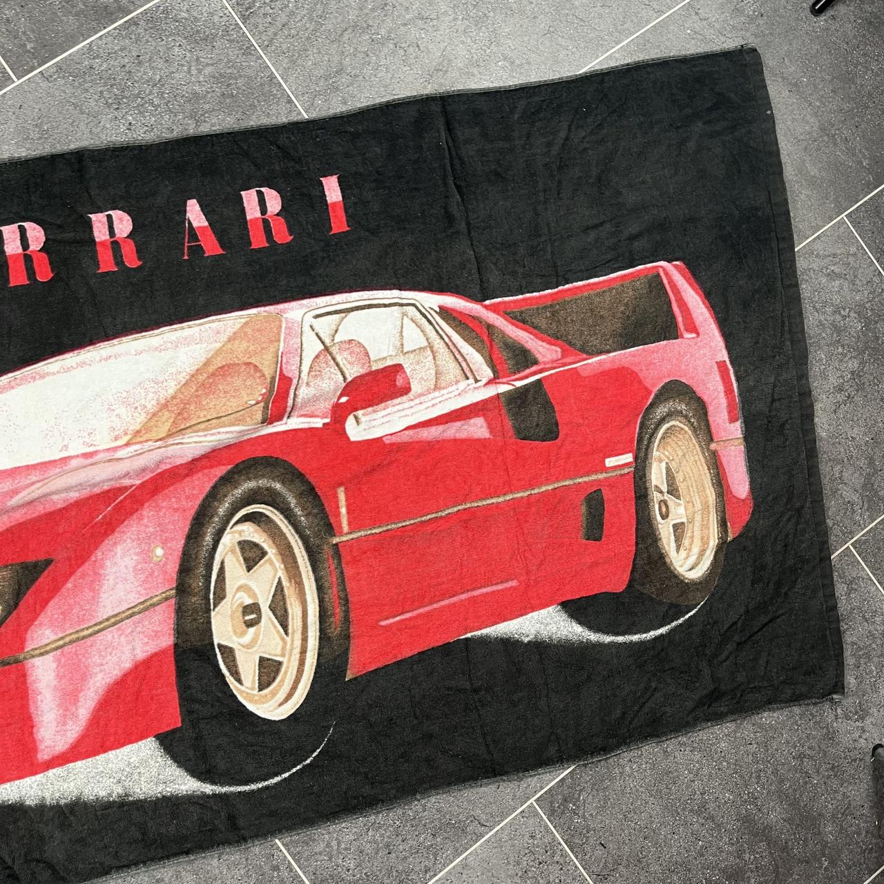 Ferrari Bathroom Beach Towel Vintage y2k... - Depop