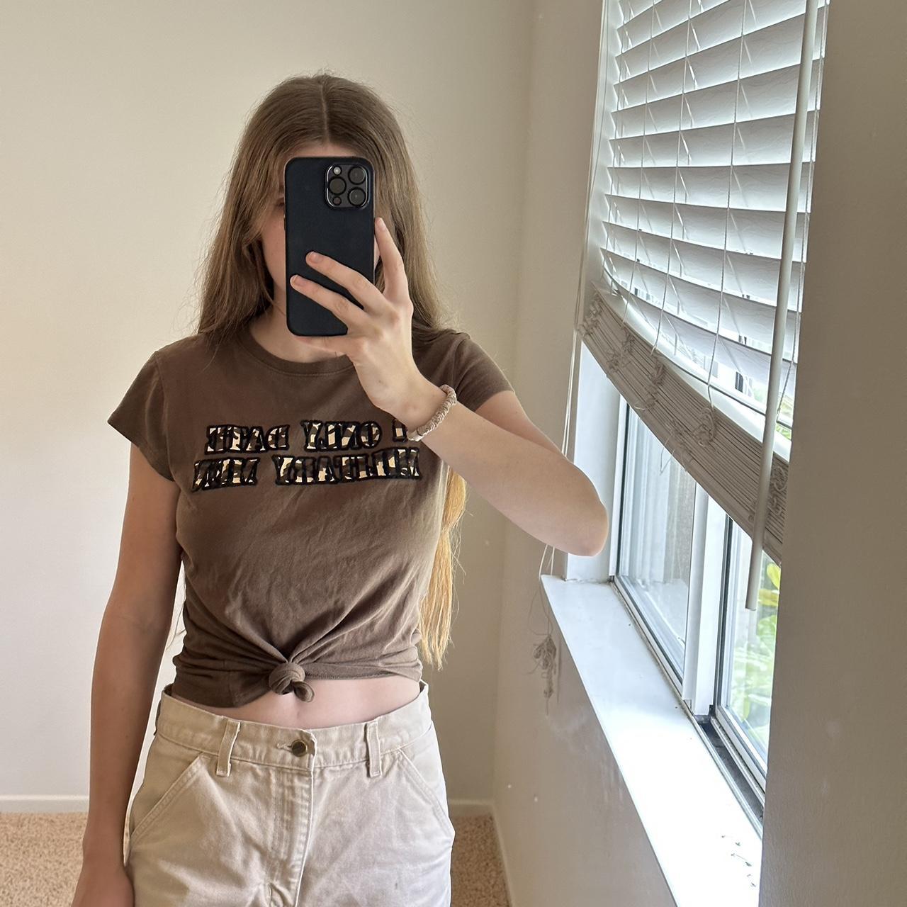 Rue 21 I only date military men tshirt. Size medium... - Depop