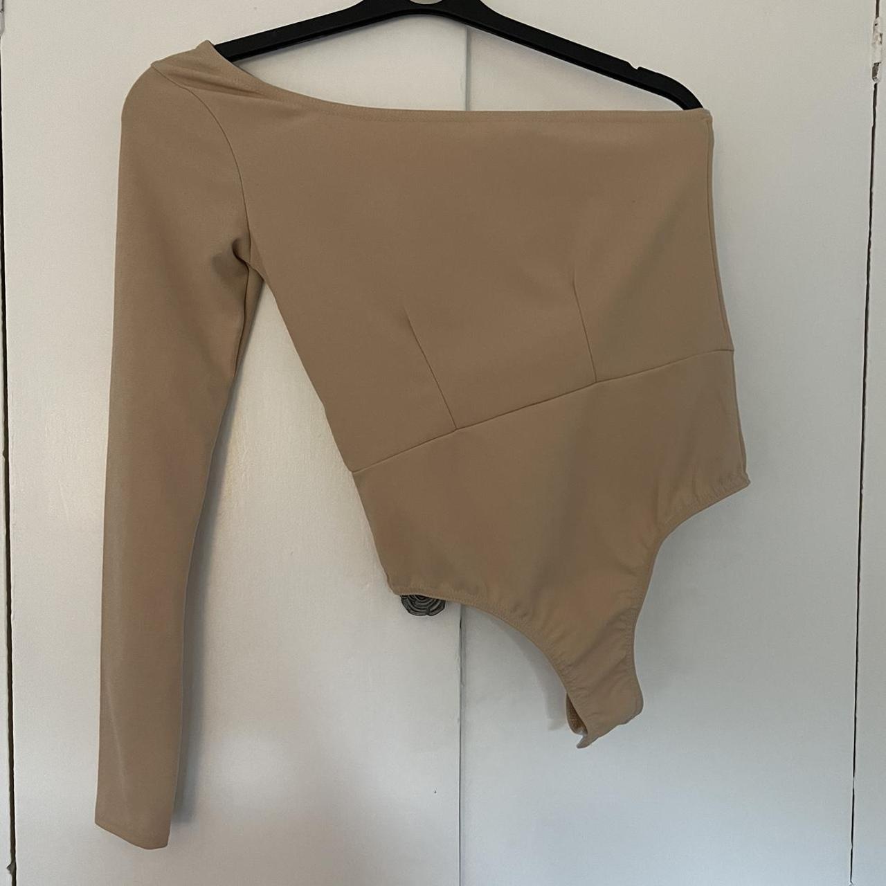 In The Style Women's Tan Bodysuit | Depop