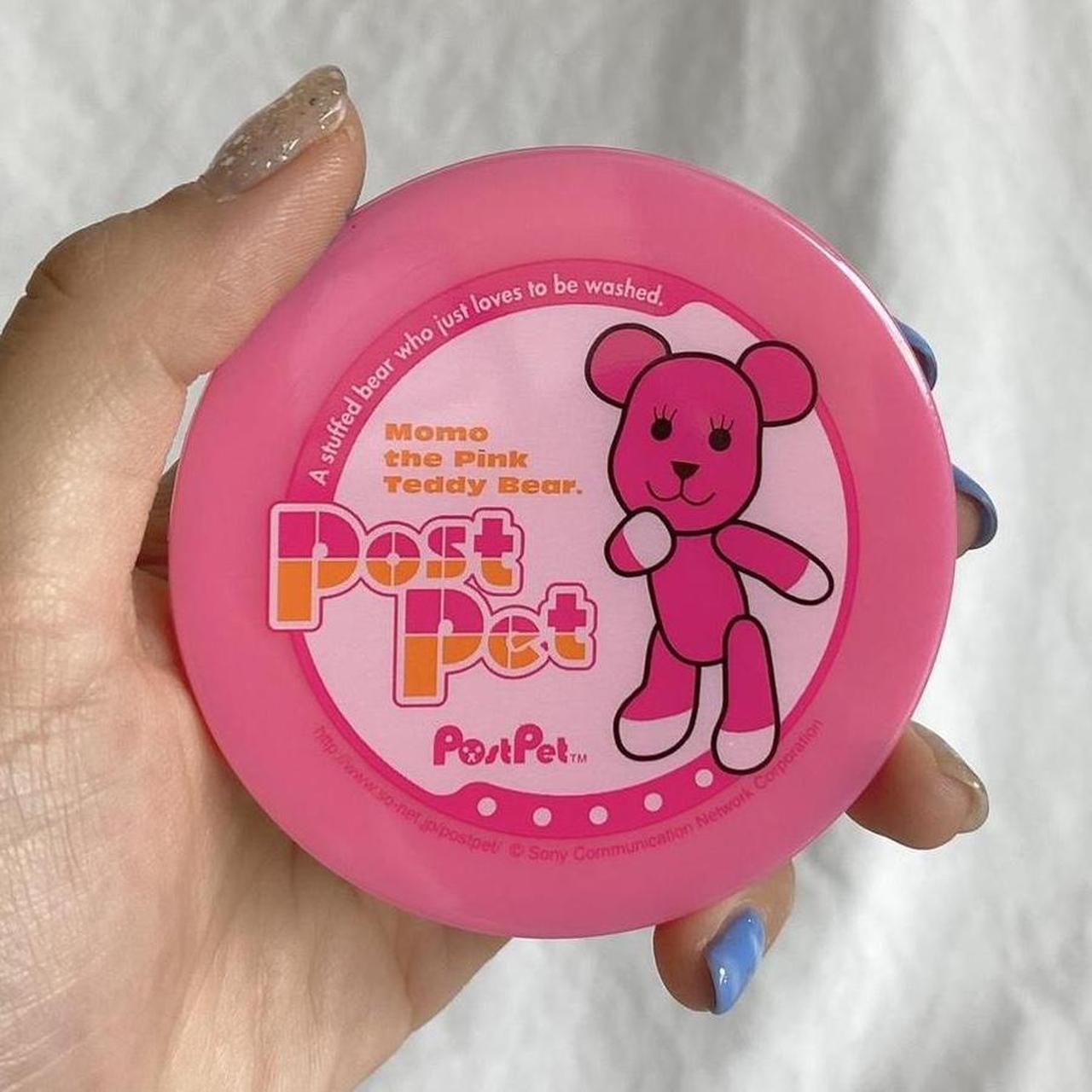 Vintage brand new y2k Postpet Momo bear handheld... - Depop