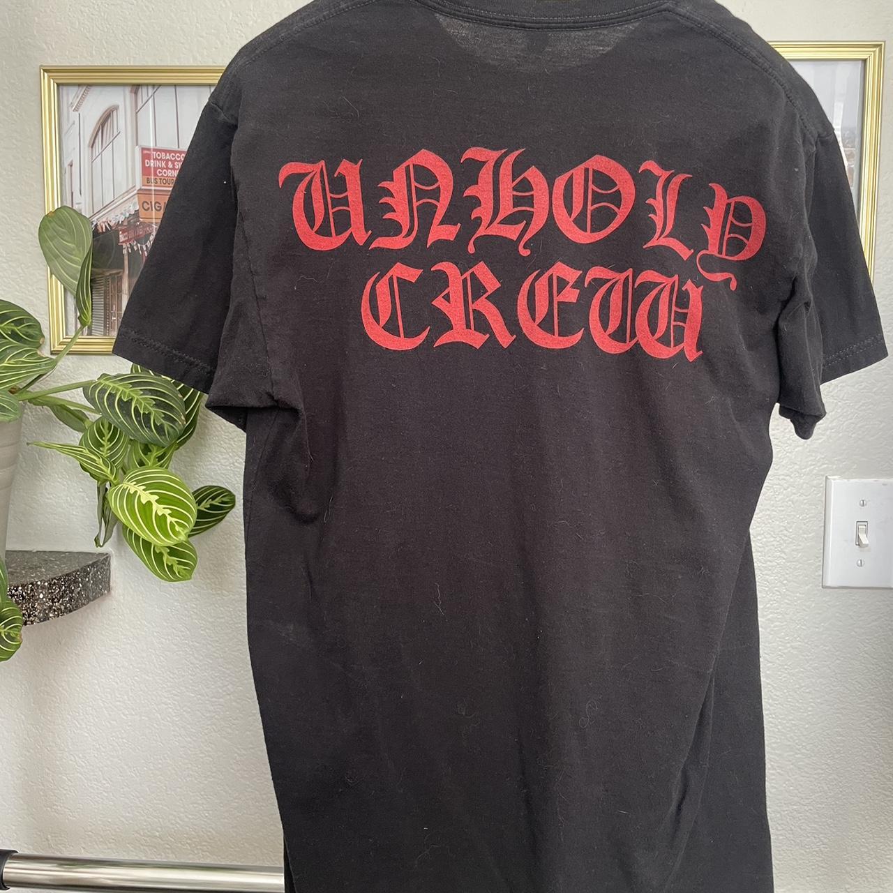 limited edition blackcraft cult “unholy crew” tee,... - Depop