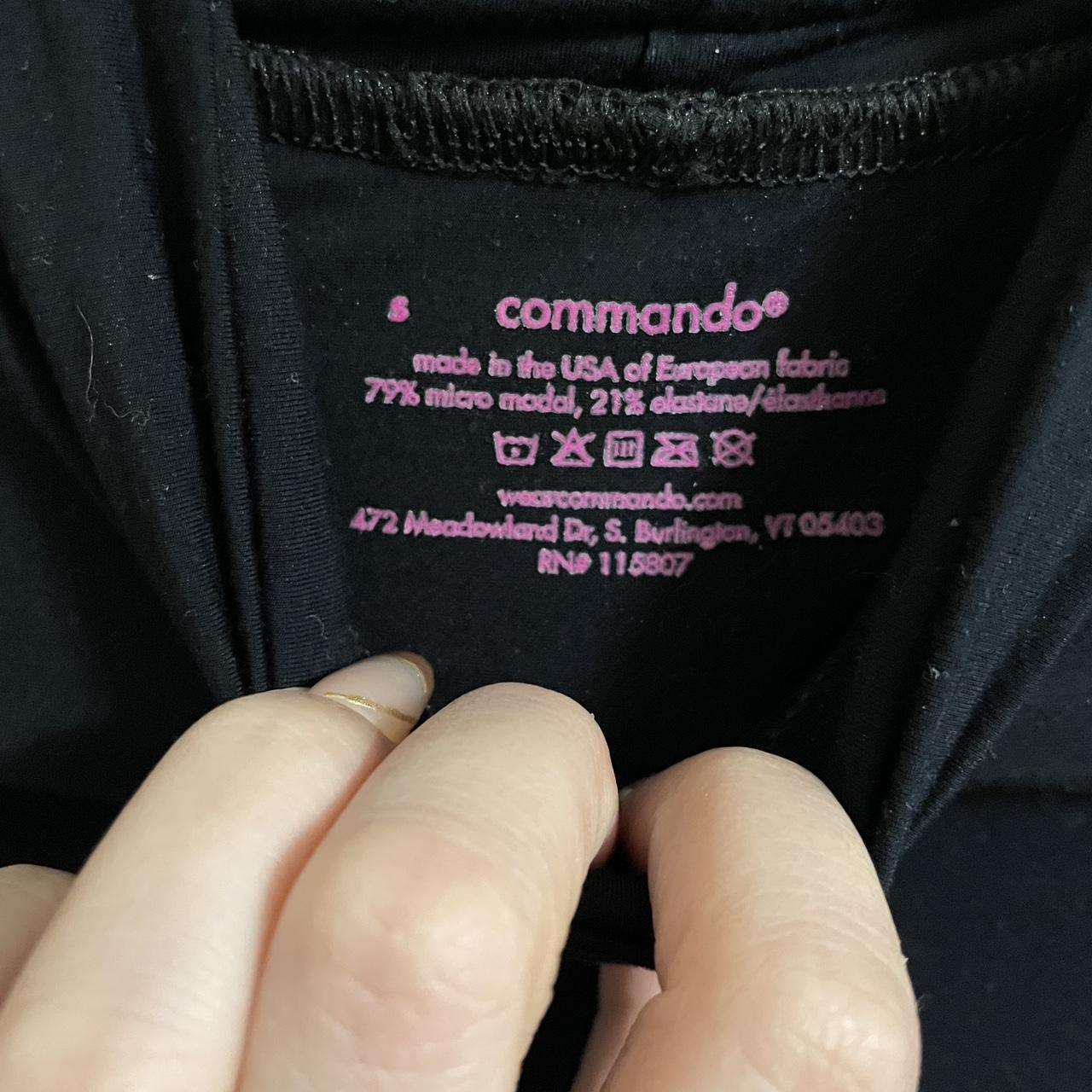 Commando Black Long Sleeve Thong Bodysuit This... - Depop