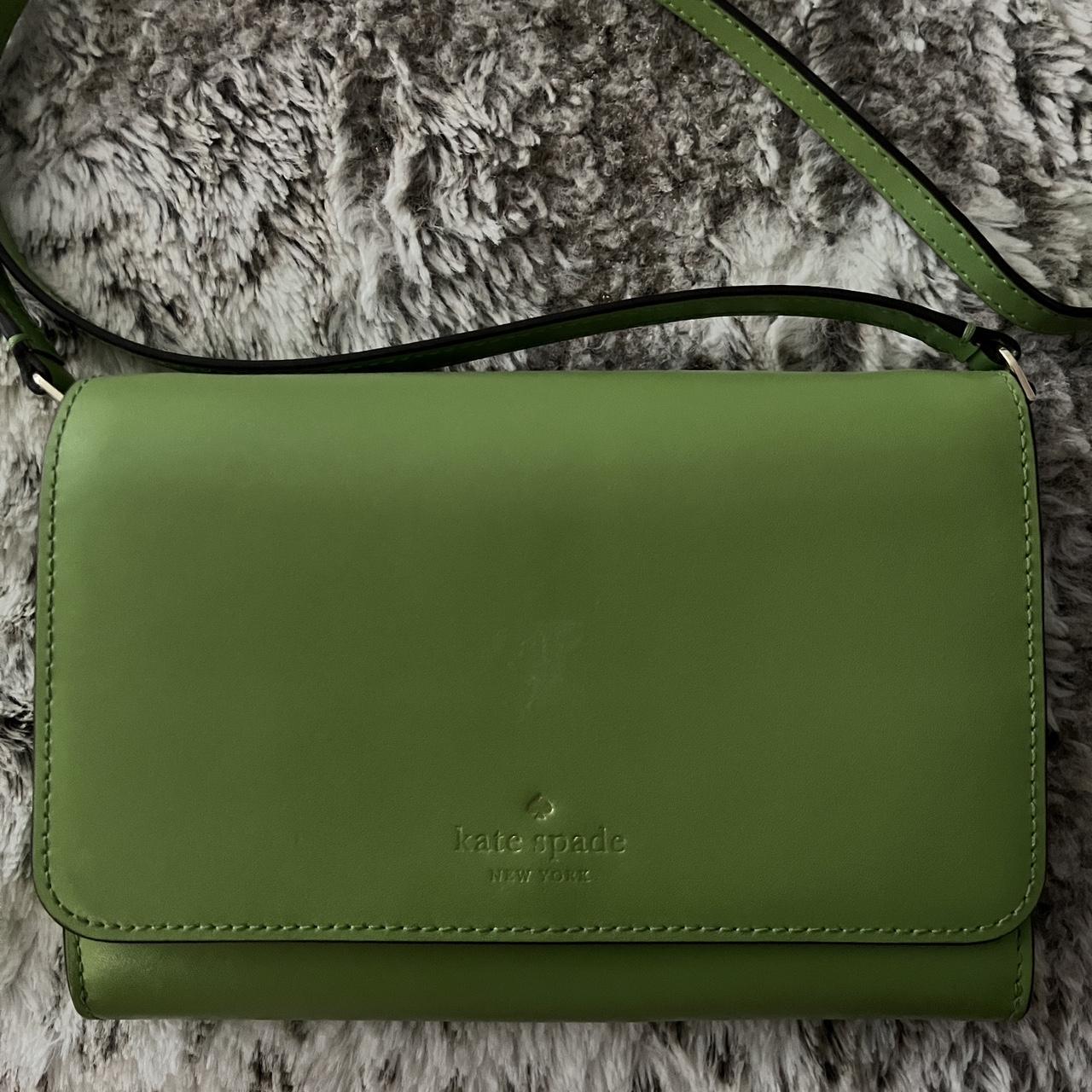 Kate Spade green crossbody bag - Depop