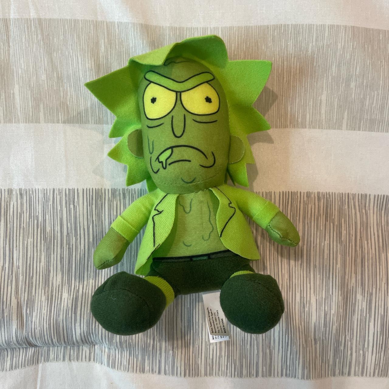 Rick and morty green Rick stuffed animal - Depop