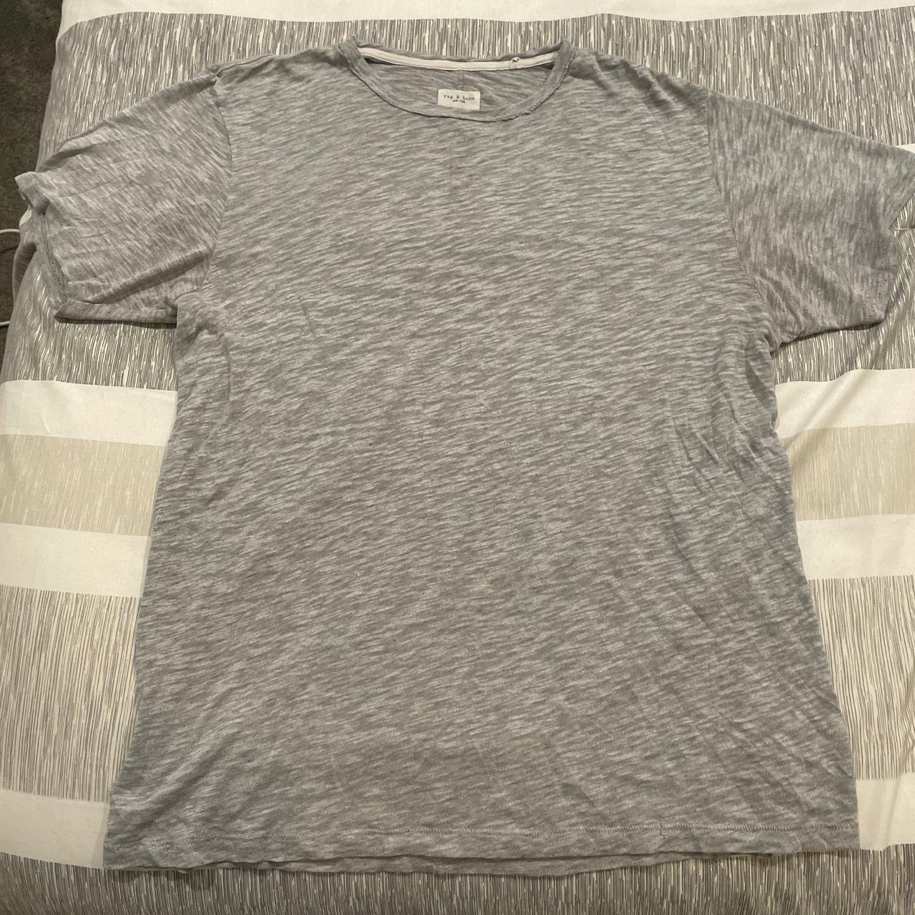Rag & Bone grey lightweight t-shirt - Depop