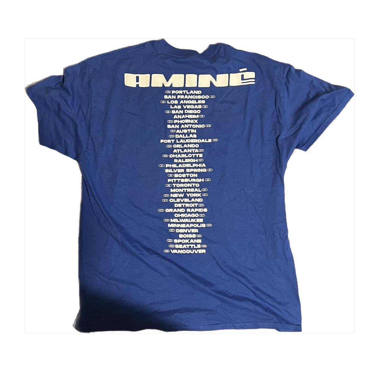 Amine Best Tour Ever - blue xl tshirt #amine #merch - Depop