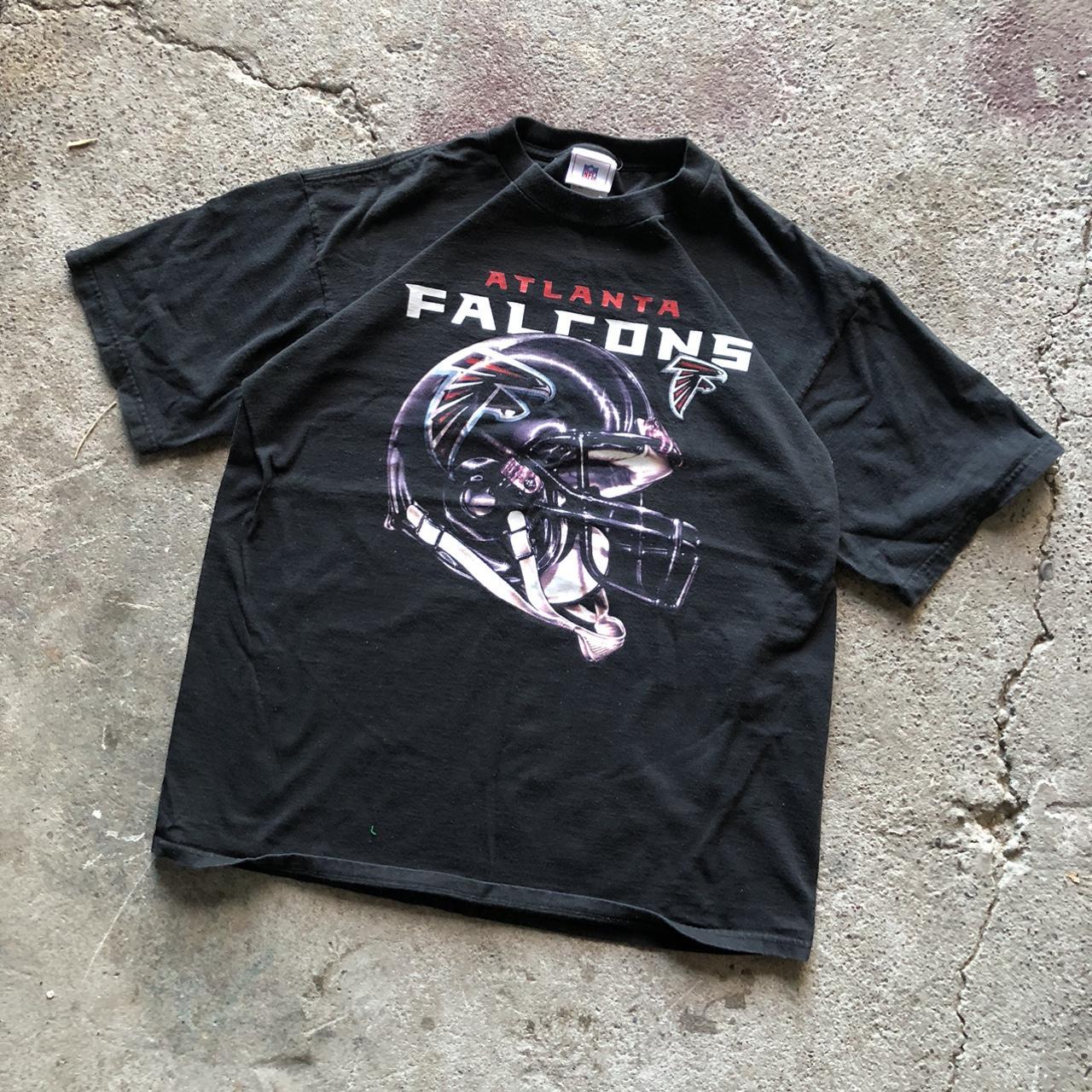 Vintage Atlanta Falcons Helmet Logo t-shirt. Great... - Depop