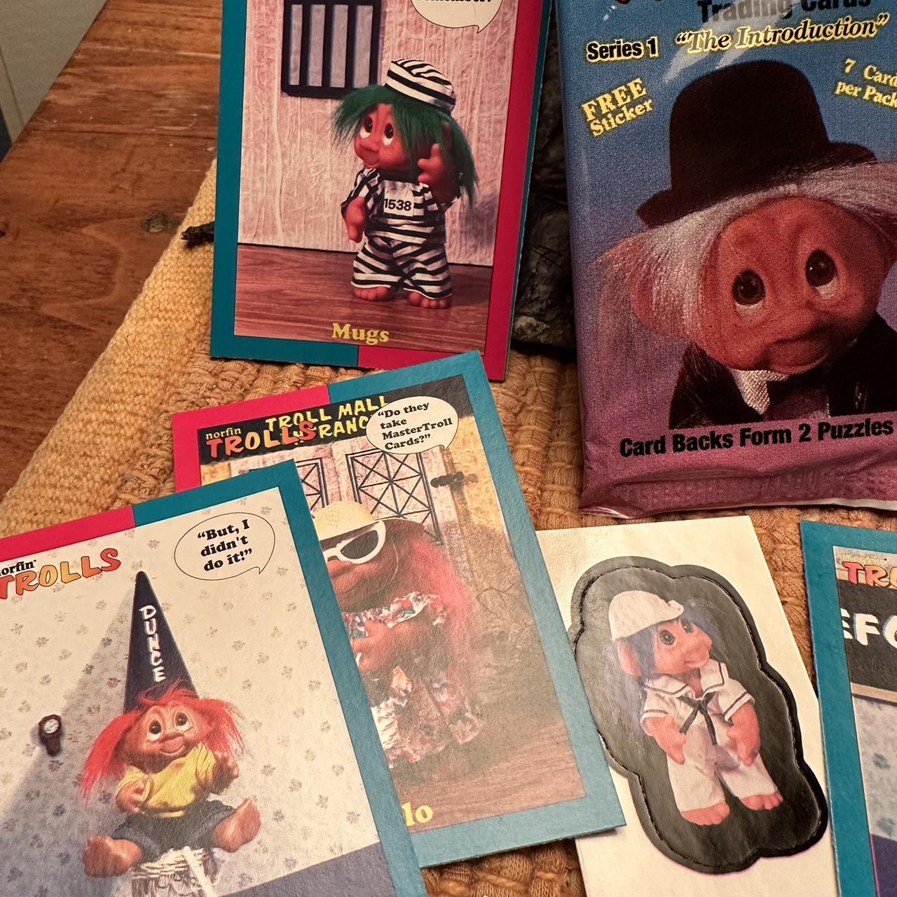 ONE pack of vintage Troll trading cards - 7 in a... - Depop