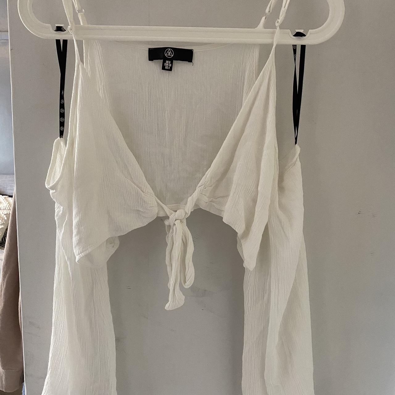 Missguided Women's White Crop-top | Depop