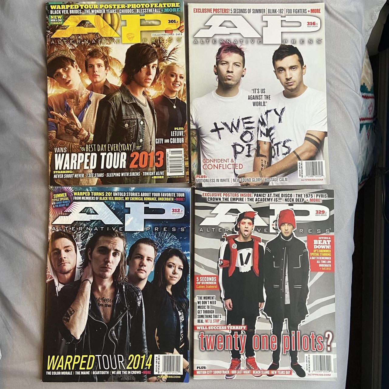 Lot of 4 Alternative Press Magazines ️ Some... - Depop