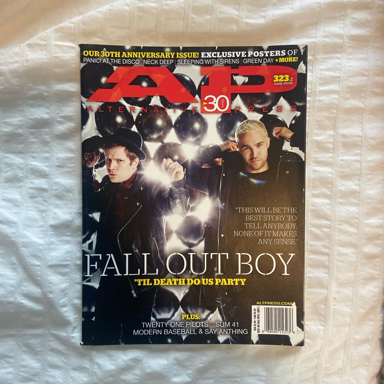 Alternative Press Fall Out Boy Magazine 2015 ️ in... - Depop