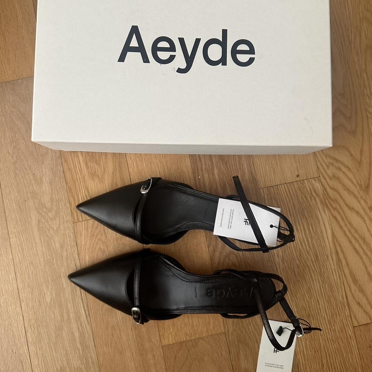 Aeyde - Melia 35mm pointed toe kitten heels 🫶 never... - Depop