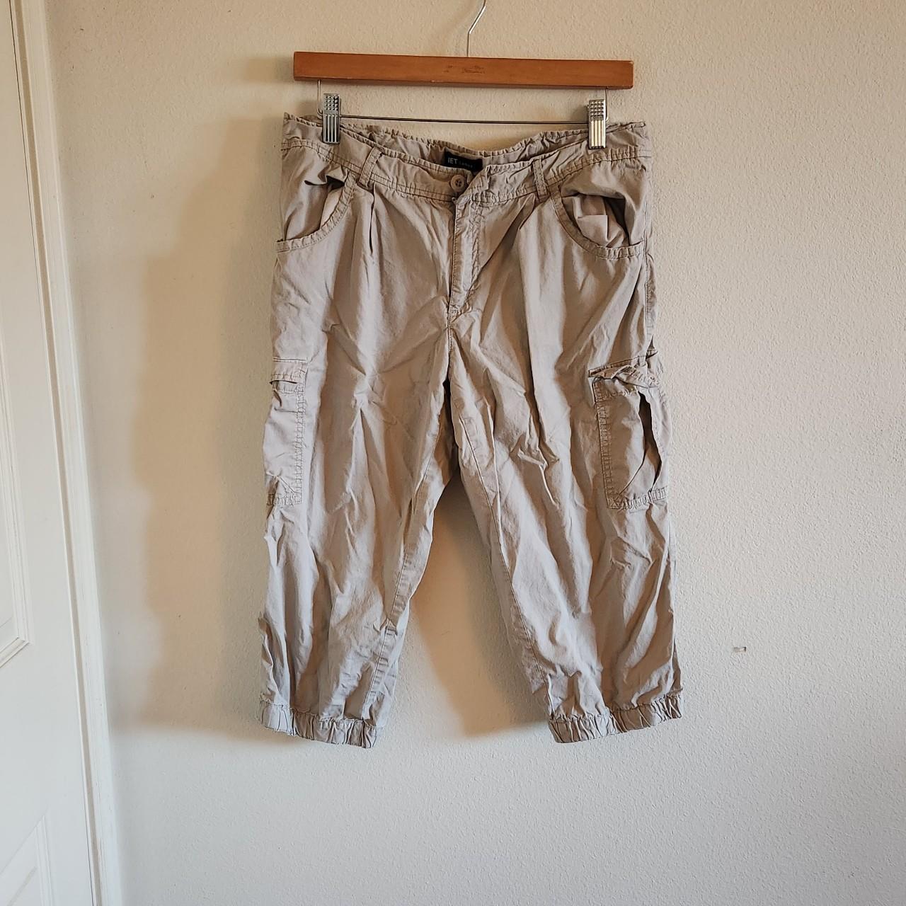 Asian brand net ladies tan/beige Capris pants, size... | Depop