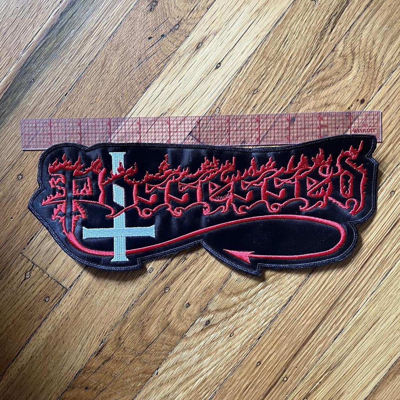 Vintage Deadstock Embroidered Possessed Back... - Depop