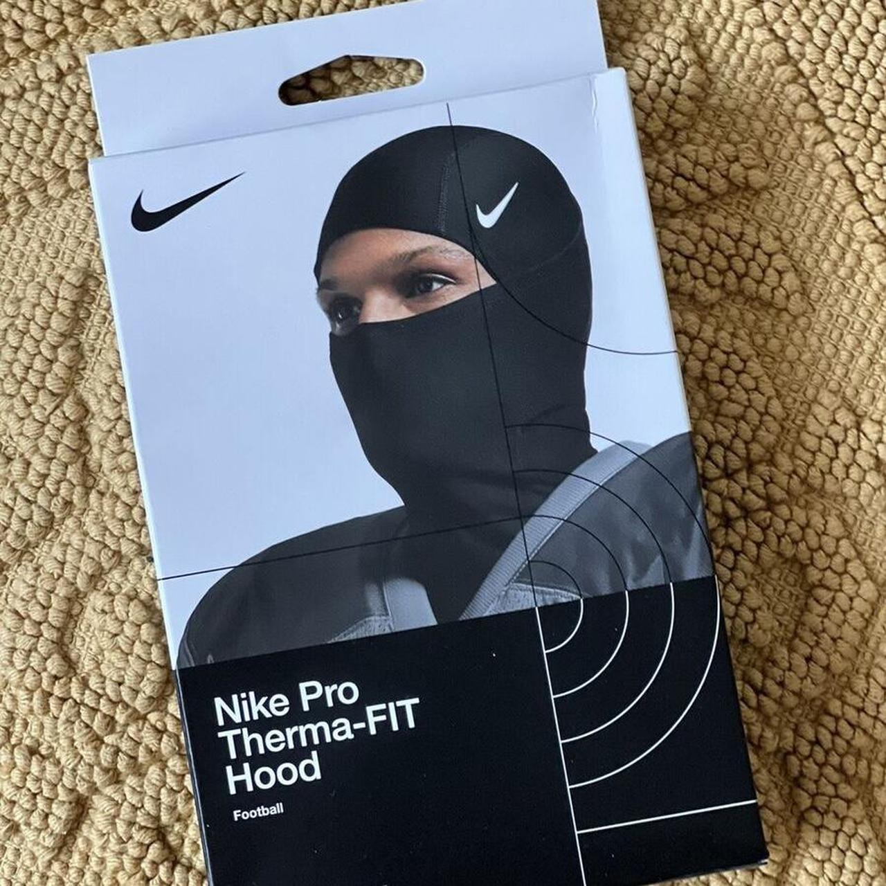 Nike Pro Therma-Fit Hyperwarm Hood Ski Mask Black... | Depop