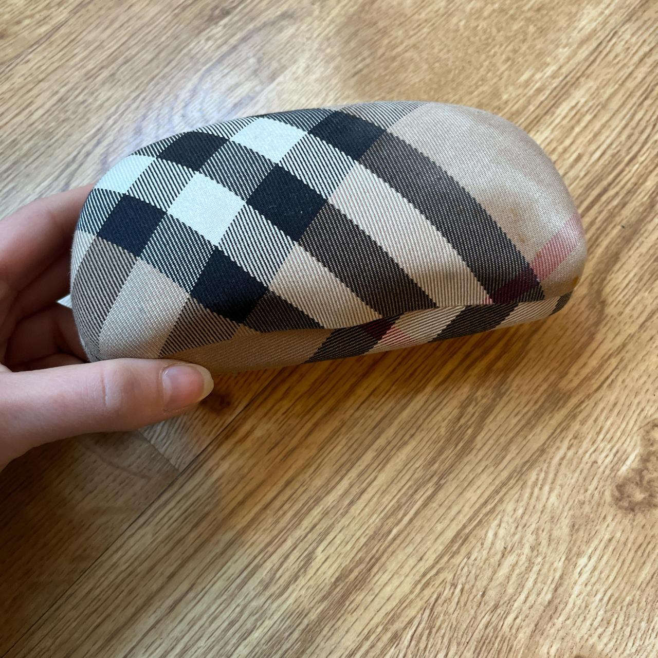 Burberry sunglasses case with cloth - has marks,... - Depop