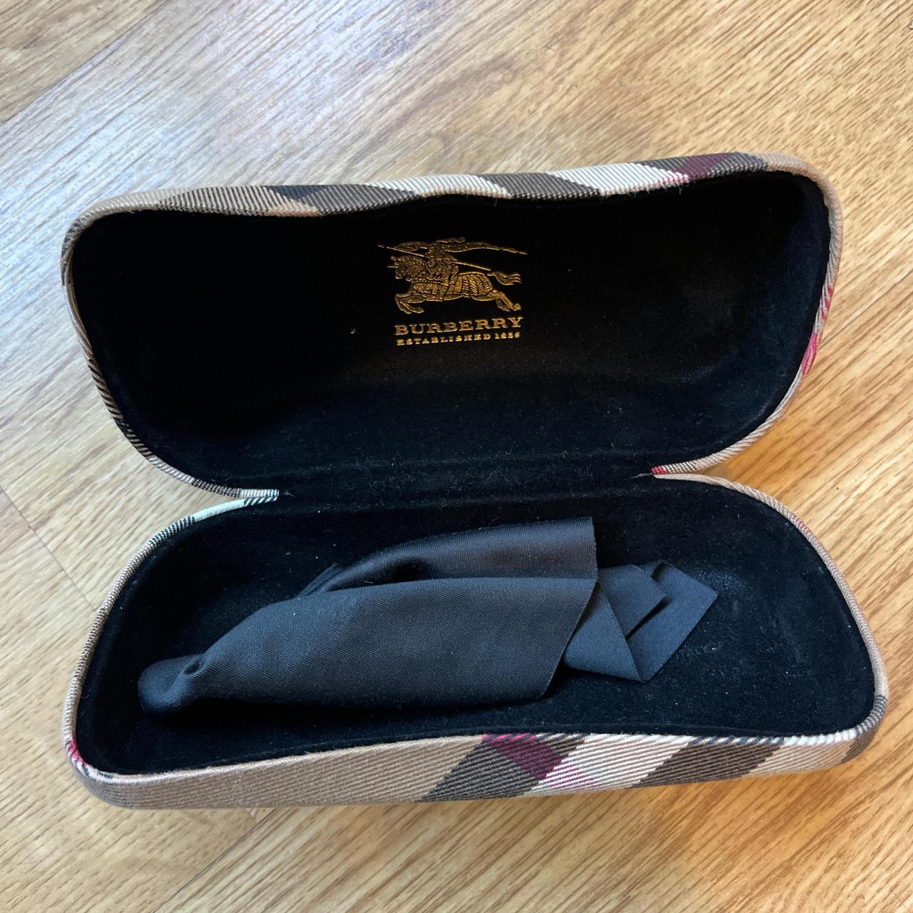 Burberry sunglasses case with cloth - has marks,... - Depop