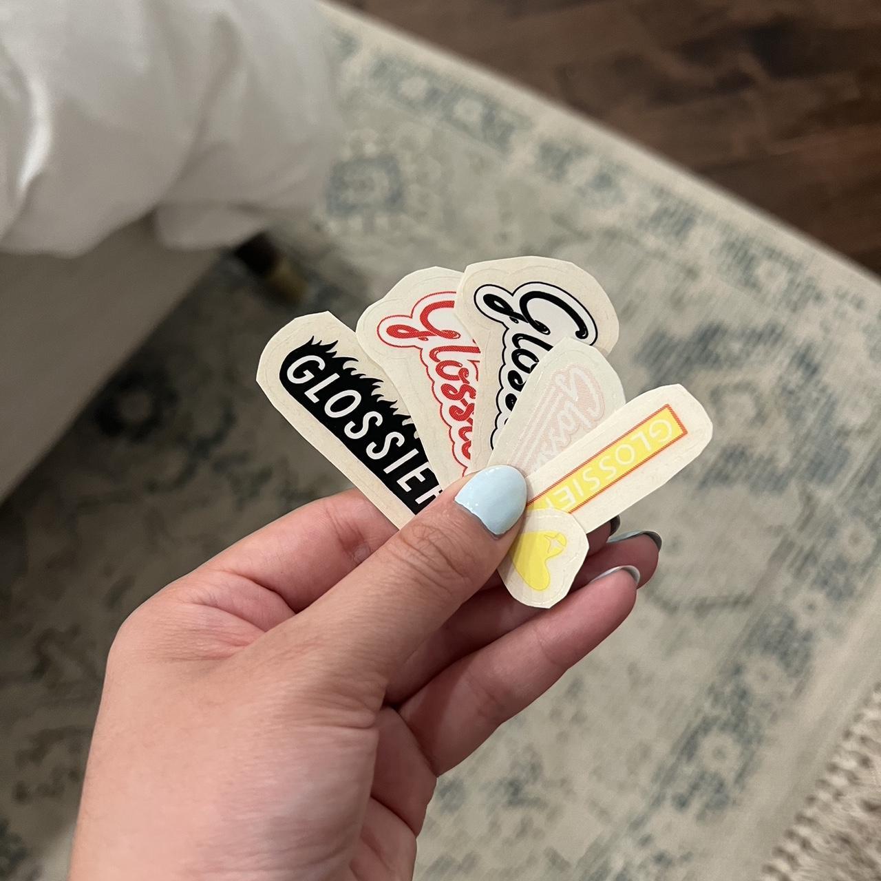 Glossier Sticker bundle Old glossier stickers not... - Depop