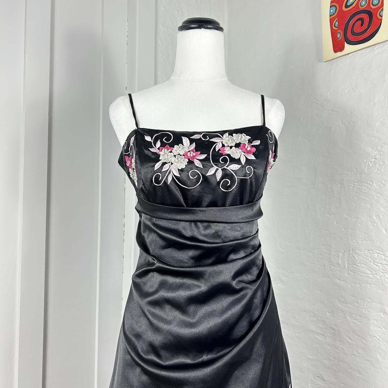 2000s prom gown 🖤 by miss anne! features a stunning... - Depop