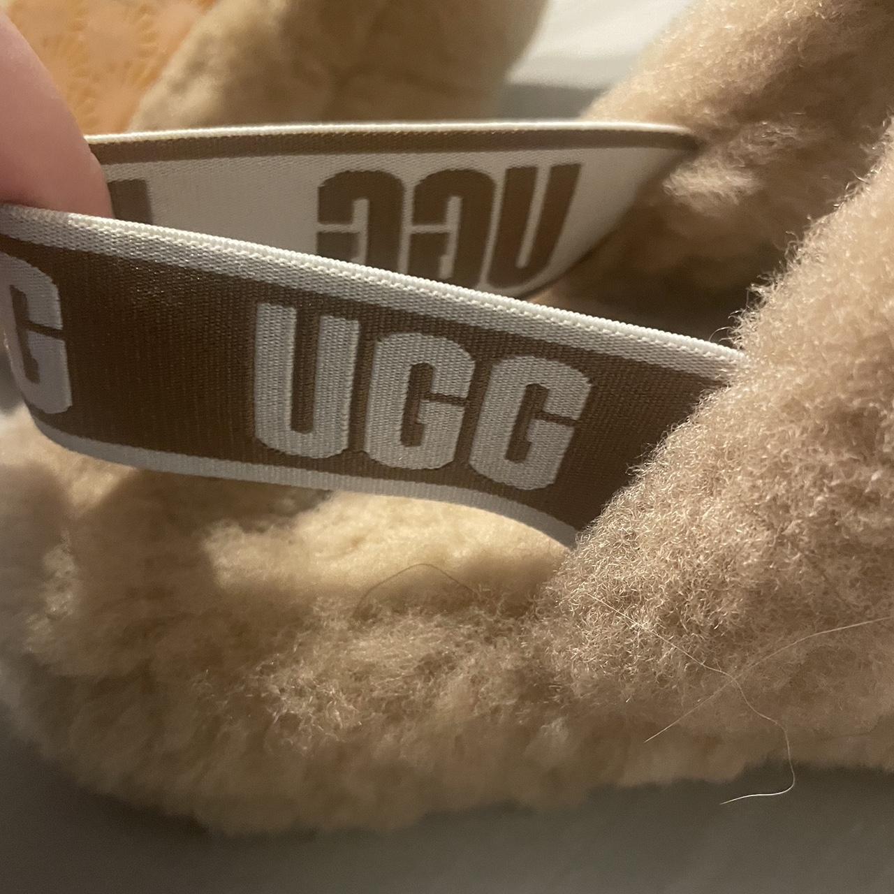 Ugh fluff yeah slides in brown Size women’s 7... - Depop