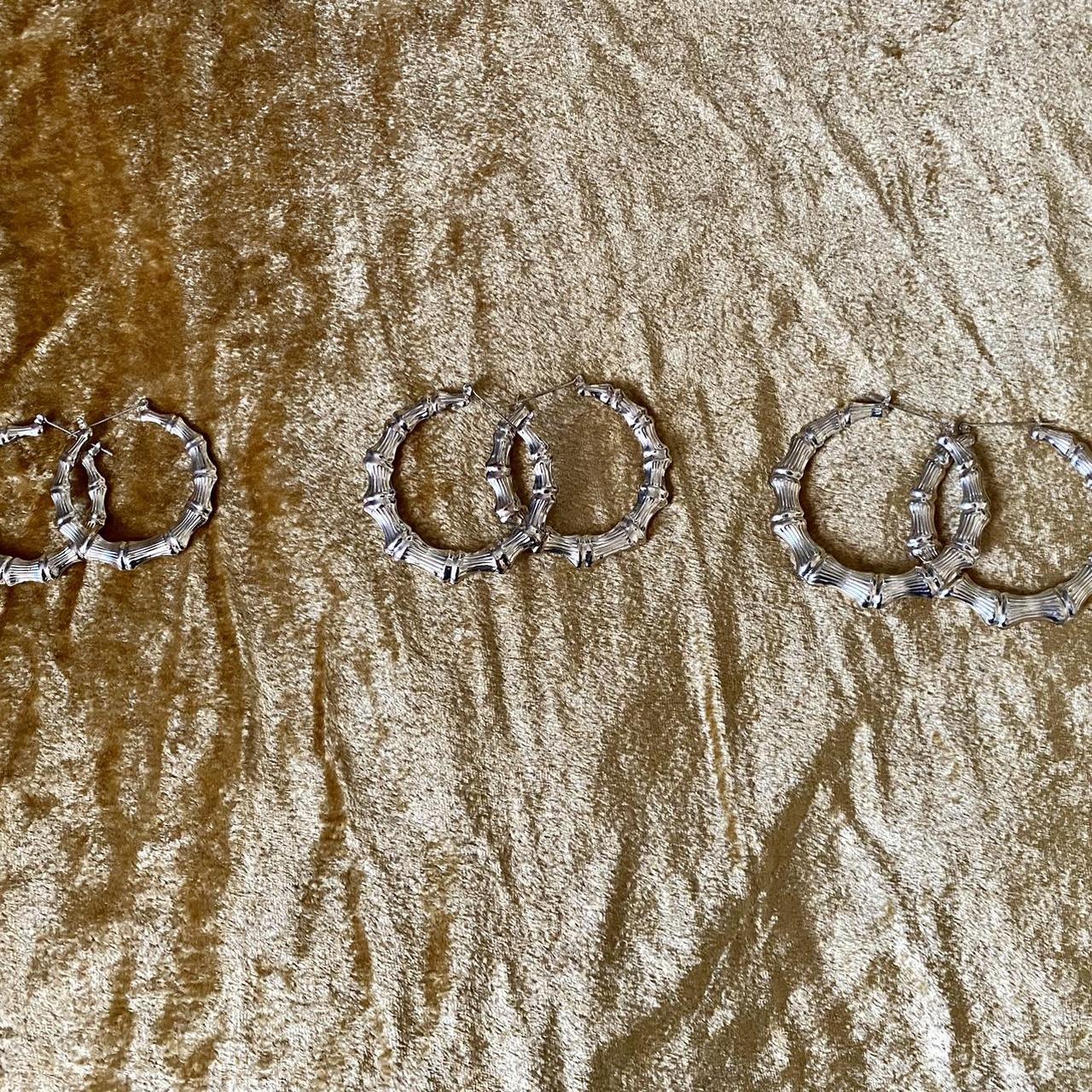 Bamboo Hoop Set Very lightweight #stylish... - Depop