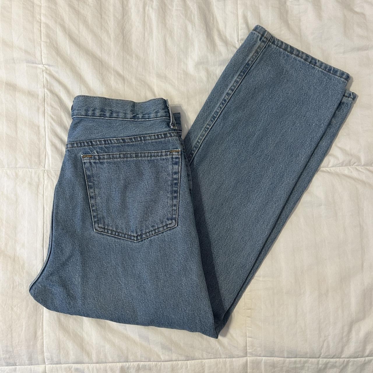 MENS LIGHT WASH JEANS • faded glory original fit... - Depop