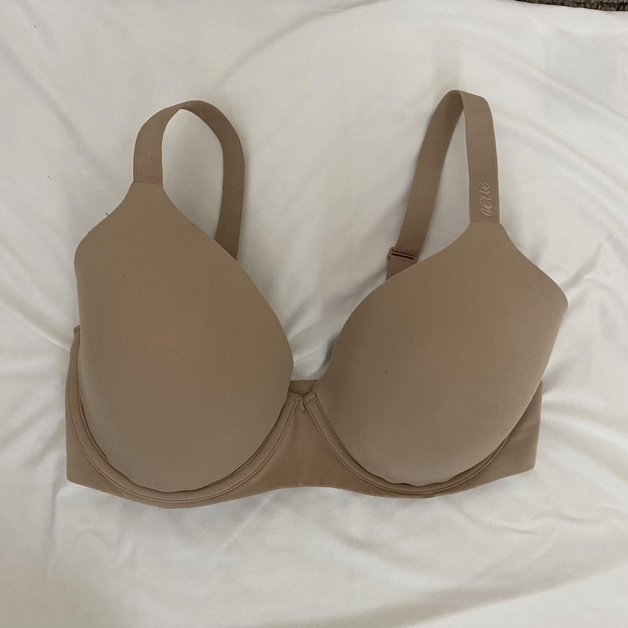 Aerie Real Free bra in tan, size 32DDD (32E) - Depop